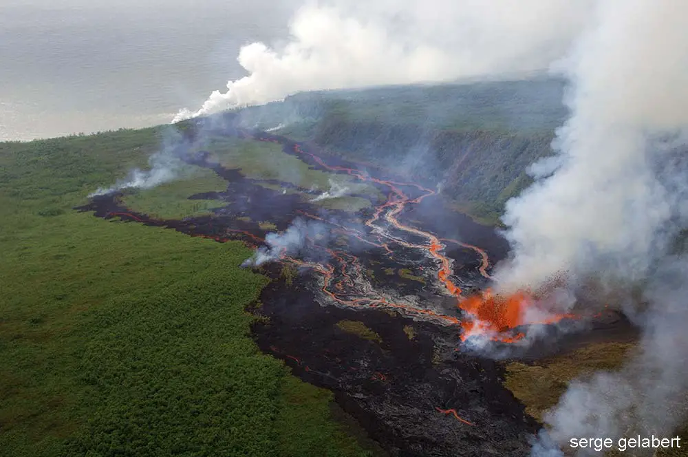 Volcan Réunion éruption 2015 - Piton Fournaise