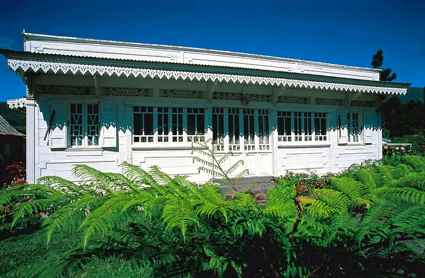Les cases créoles de la Réunion