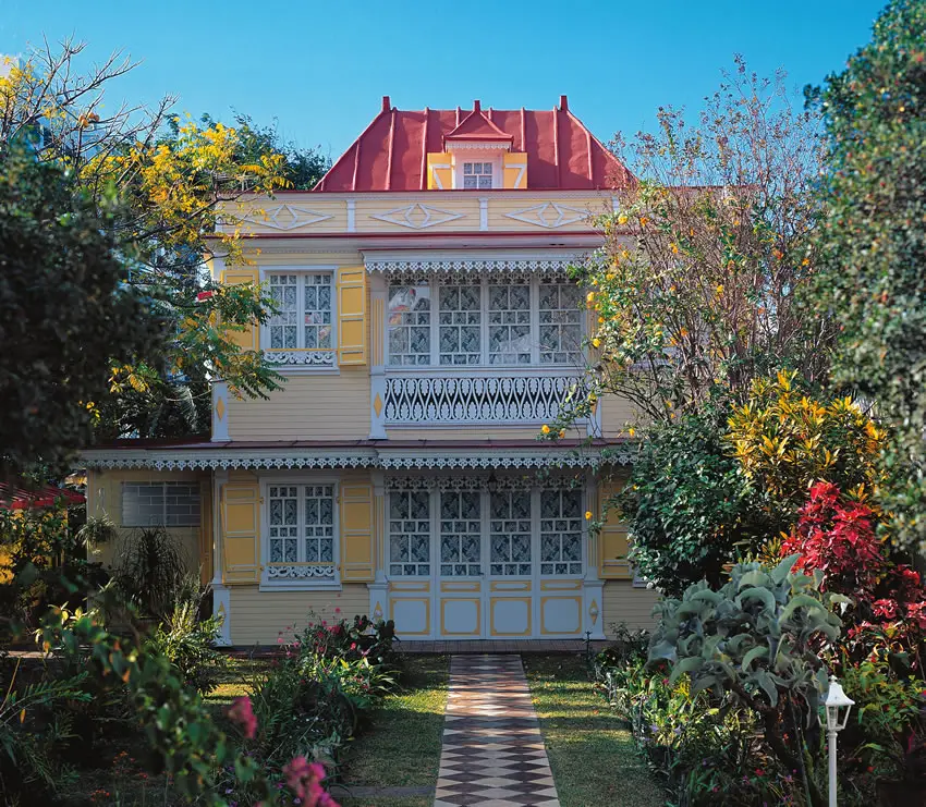 Les cases créoles de la Réunion