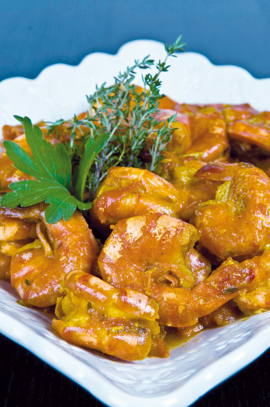 Recette Cari camaron - Recette de la Réunion